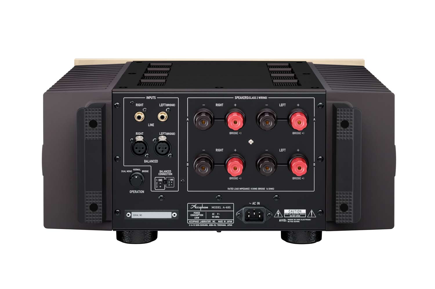 Accuphase A-48S Class-A Stereo Power Amplifier – Soundline Audio Online NZ